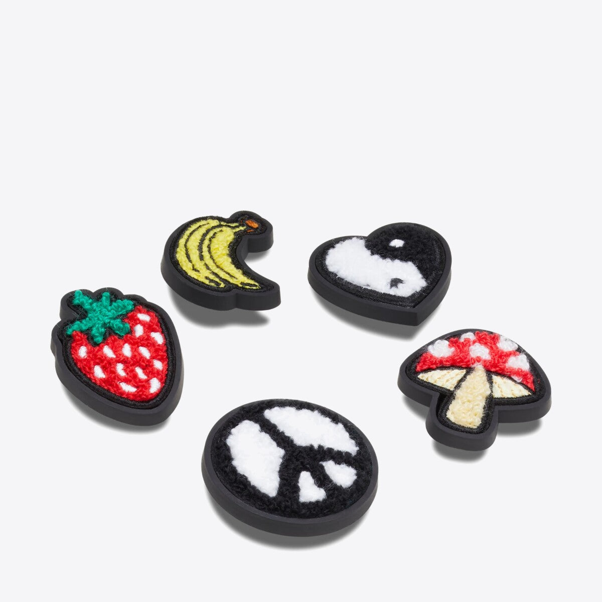 Buy CROCS Jibbitz Peace and Love Tufted Patch 5 Pack - Peace and Love ...