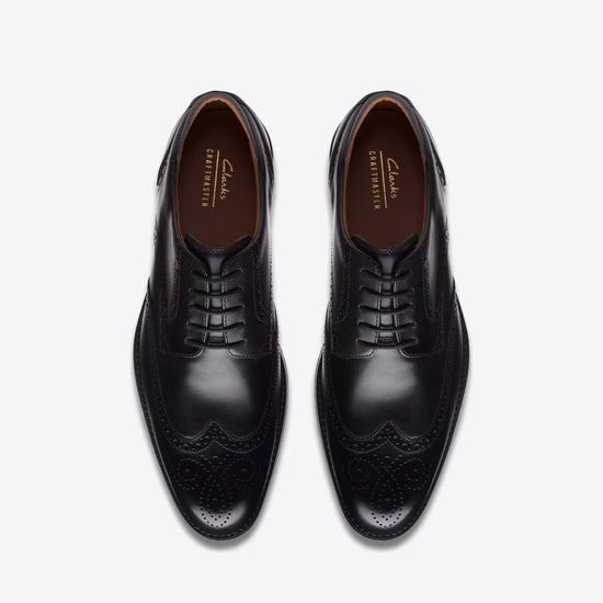 Buy CLARKS Mens Craft Arlo Limit - Black Leather | Online | Pat Menzies