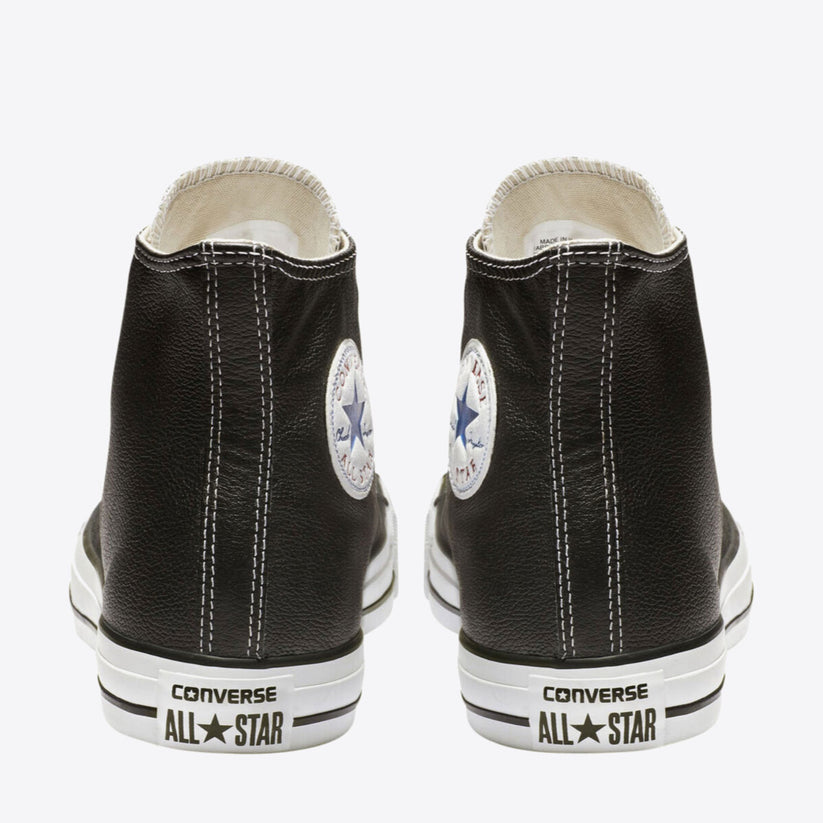 Buy CONVERSE Chuck Taylor All Star Leather High - Black | Online | Pat ...
