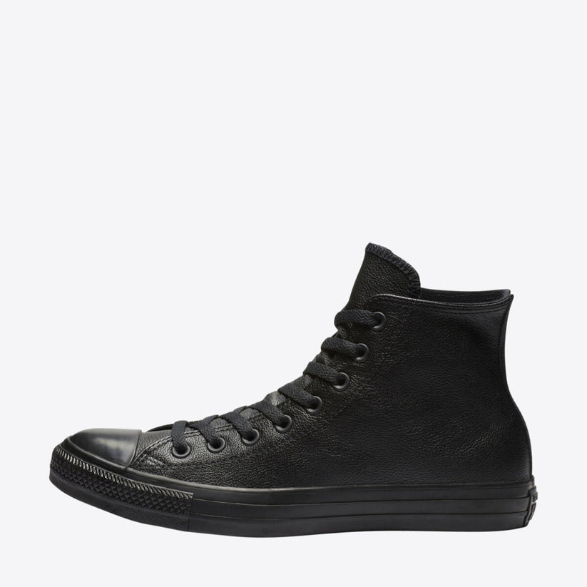 Buy CONVERSE Chuck Taylor All Star Leather High - Black Mono | Online ...